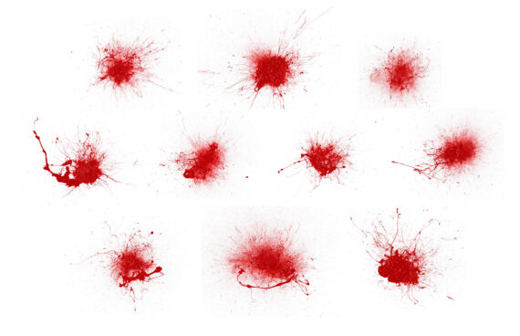 Zombie Blood Splatter Background