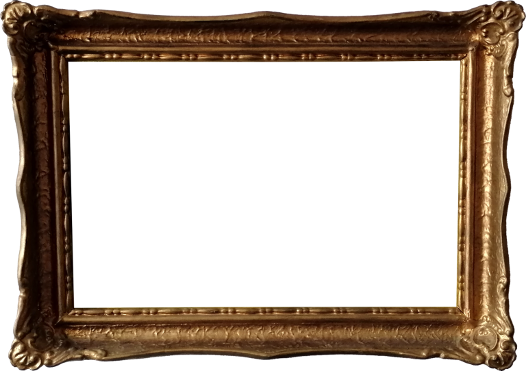 Gold Picture Frame (PNG Transparent) | OnlyGFX.com