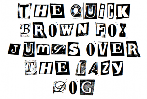 Magazine Cutout Font (TTF) | OnlyGFX.com