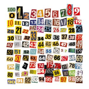 Newspaper and Magazine Cutout Numbers 0 to 100 (PNG Transparent ...