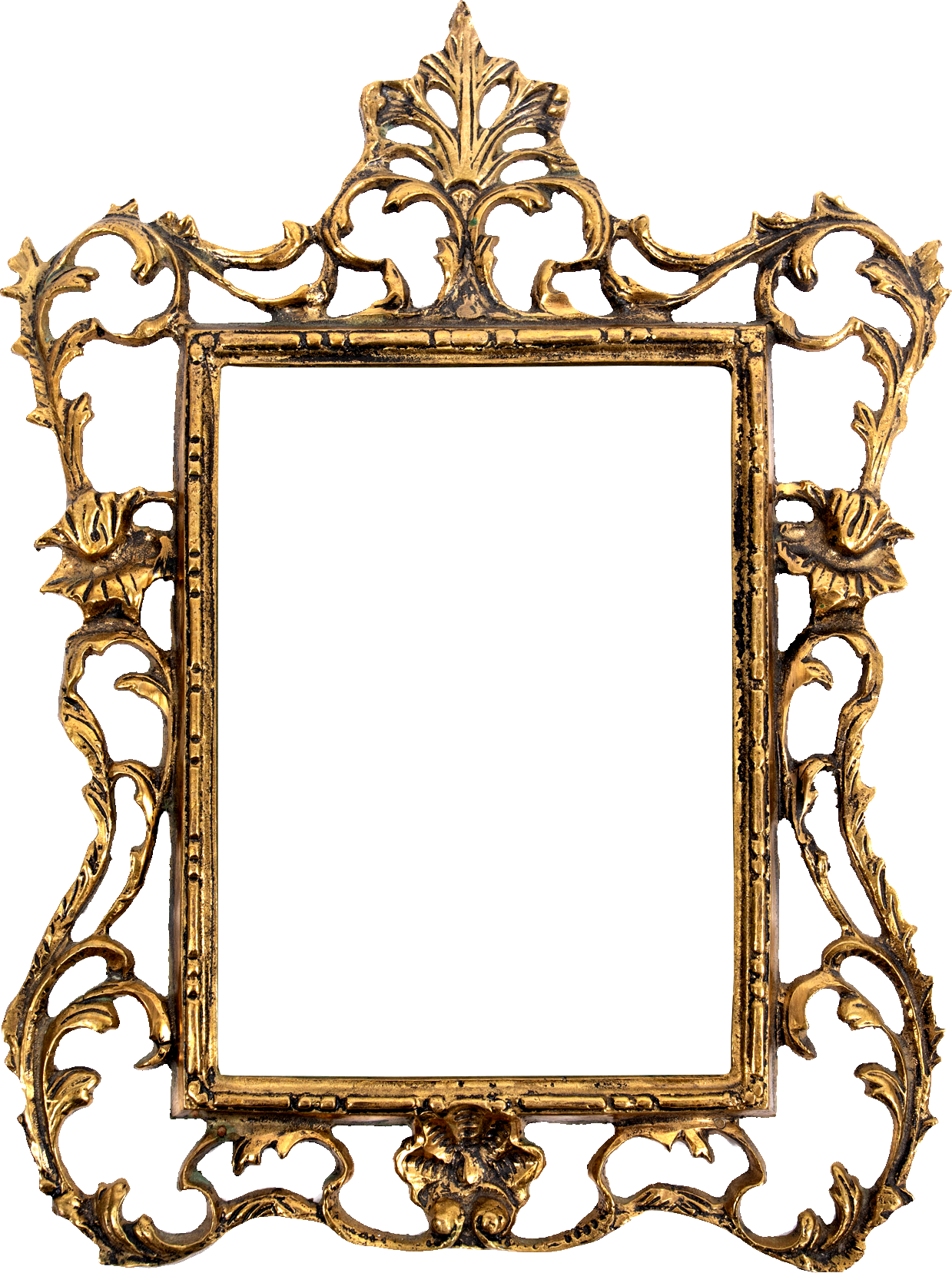 Golden Wood Picture Frames (PNG Transparent) | OnlyGFX.com