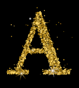 Gold Glitter Alphabet and Numbers (PNG Transparent) | OnlyGFX.com